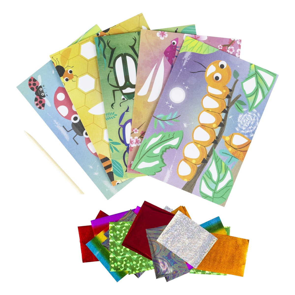 Foil art - Bug World - Kawaii Kids