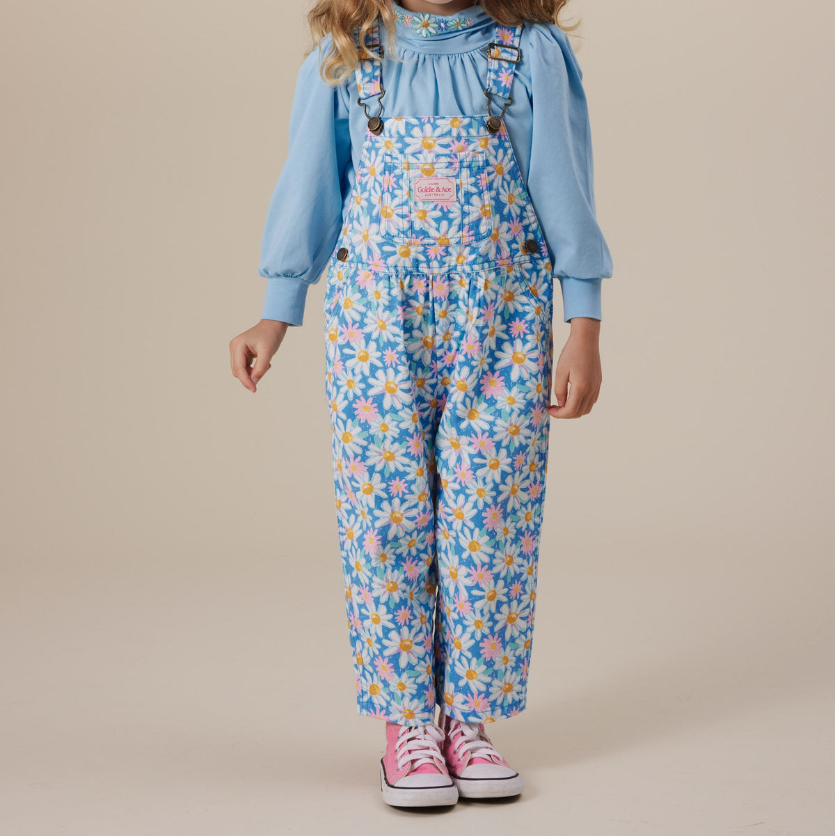 Austin Overalls (Seaside Daisy) - Kawaii Kids