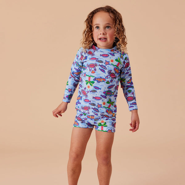 Daydream Island Swim Shorties - Kawaii Kids