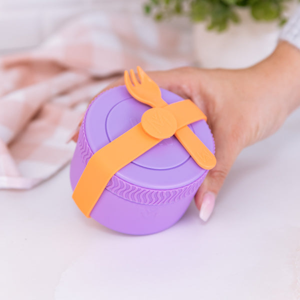 Silicone Cutlery Band (Tangerine) - Kawaii Kids