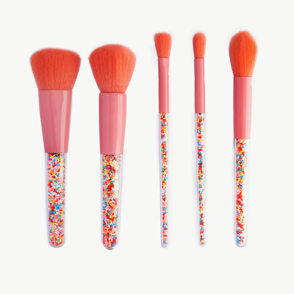 Oh Flossy Sprinkle Makeup Brush Set - Kawaii Kids