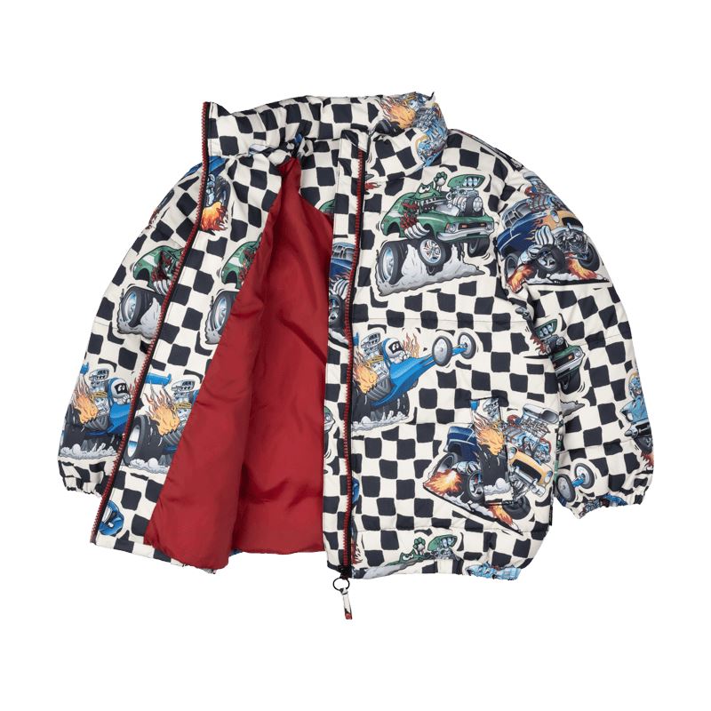 Hot Rod Padded Jacket - Kawaii Kids