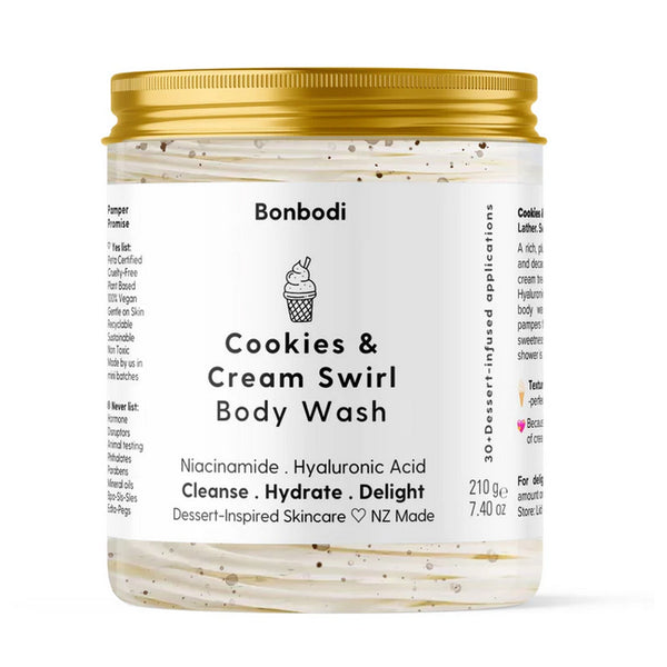 Cookies & Cream Swirl Body Wash - Kawaii Kids