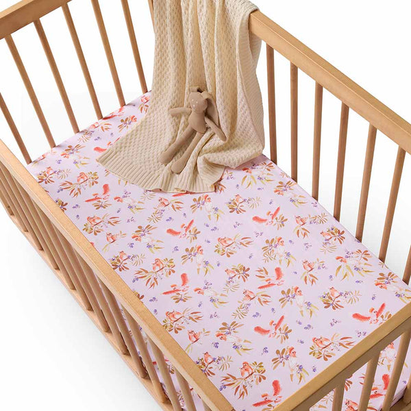 Major Mitchell Organic Fitted Cot Sheet - Kawaii Kids