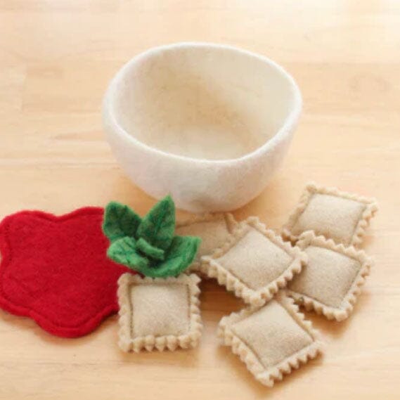 Felt Ravioli Pasta Set - 9 Piece - Kawaii Kids
