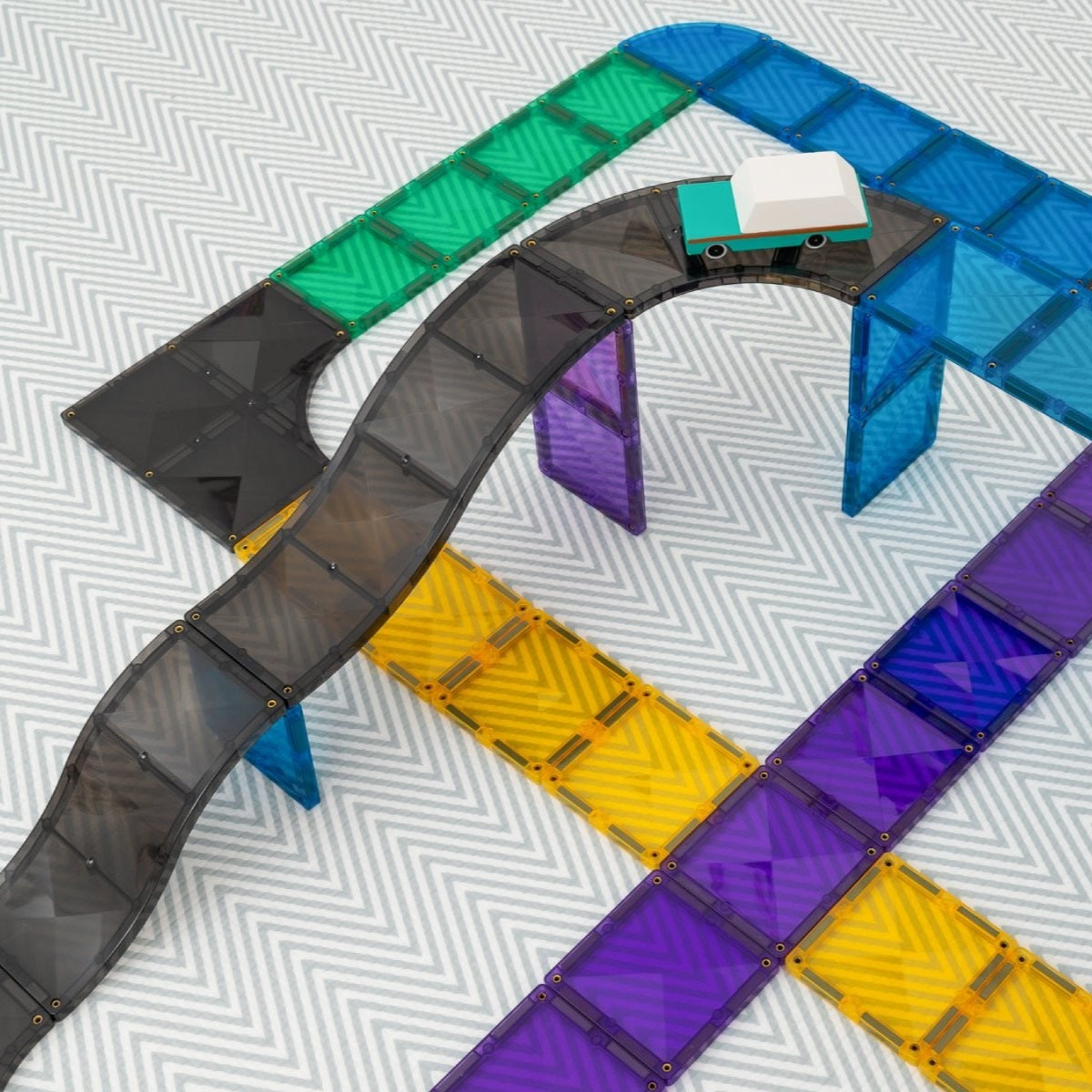 Connetix 16 Piece Ramps & Intersections Pack - Kawaii Kids