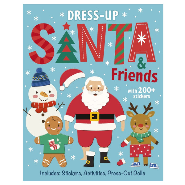 Santa & Friends - Sticker Dress-Up - Kawaii Kids