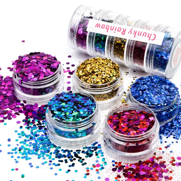 Glitter Stack (Chunky Rainbow) - Kawaii Kids