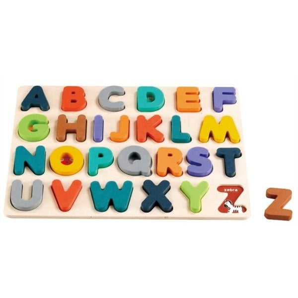 Wooden Chunky Alphabet Puzzle - Kawaii Kids