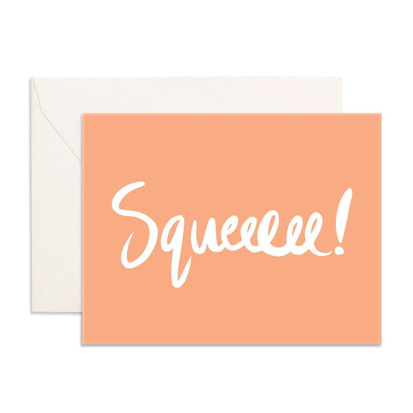 Squeee Greeting Card - Kawaii Kids