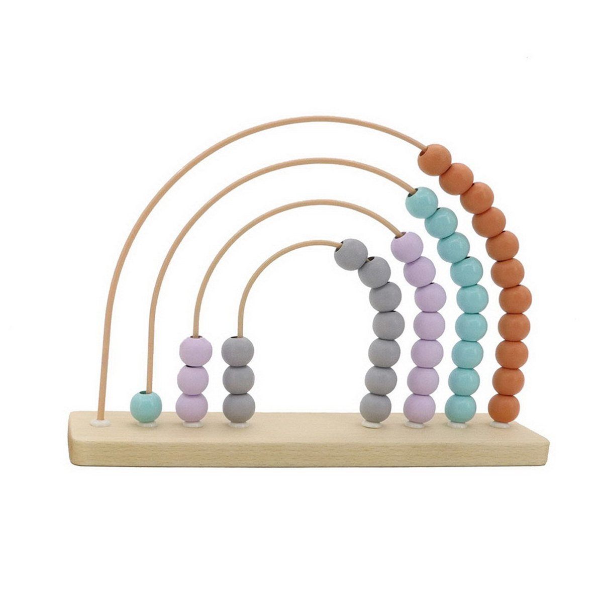 Rainbow Abacus (Maroon) - Kawaii Kids
