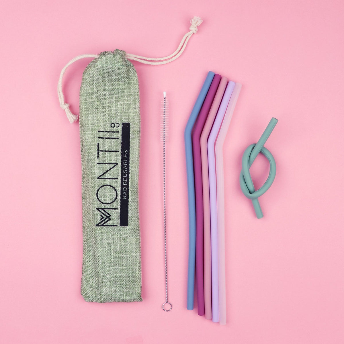 Silicone Straw Pack (Mellow) - Kawaii Kids