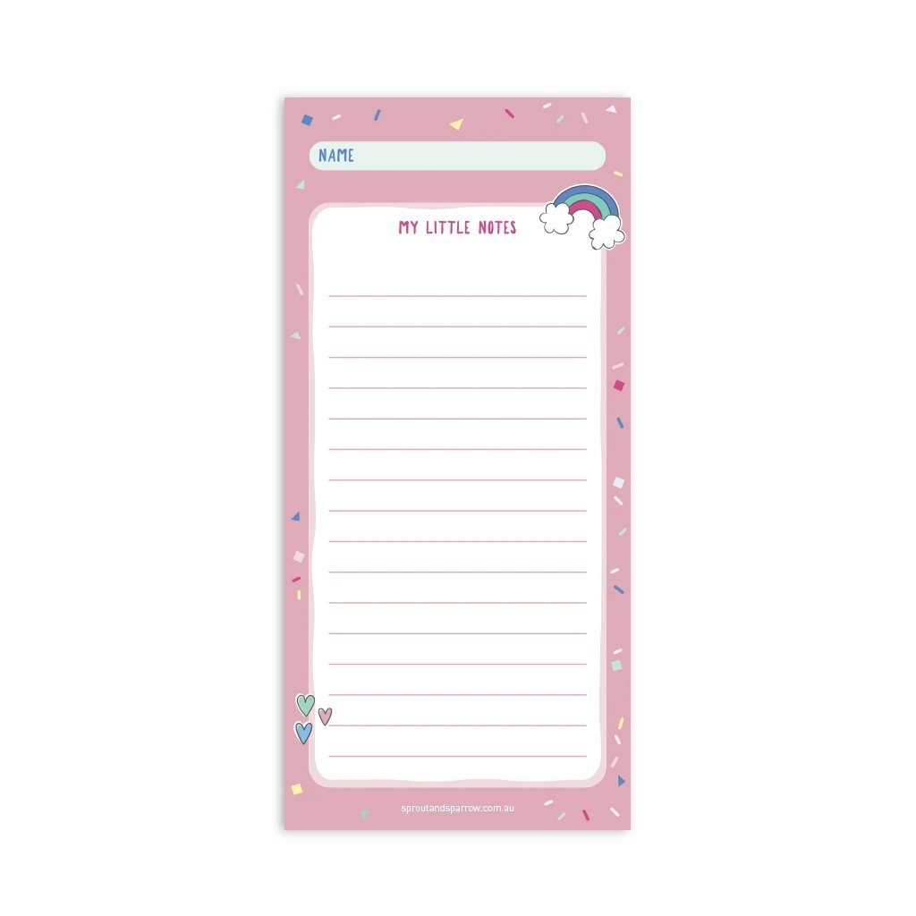 My Little Notes Notepad - Kawaii Kids