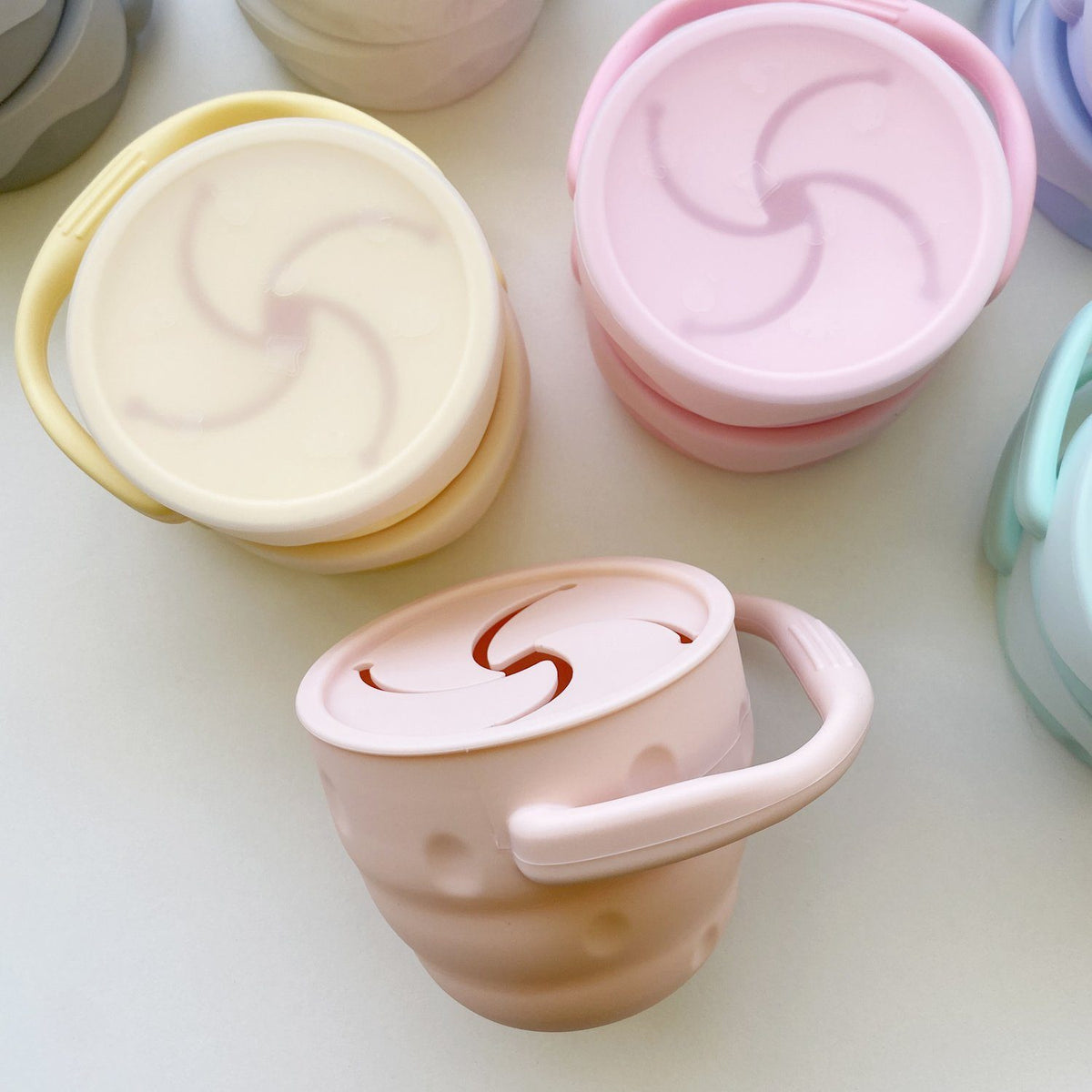 Collapsible Silicone Snack Cup - Kawaii Kids